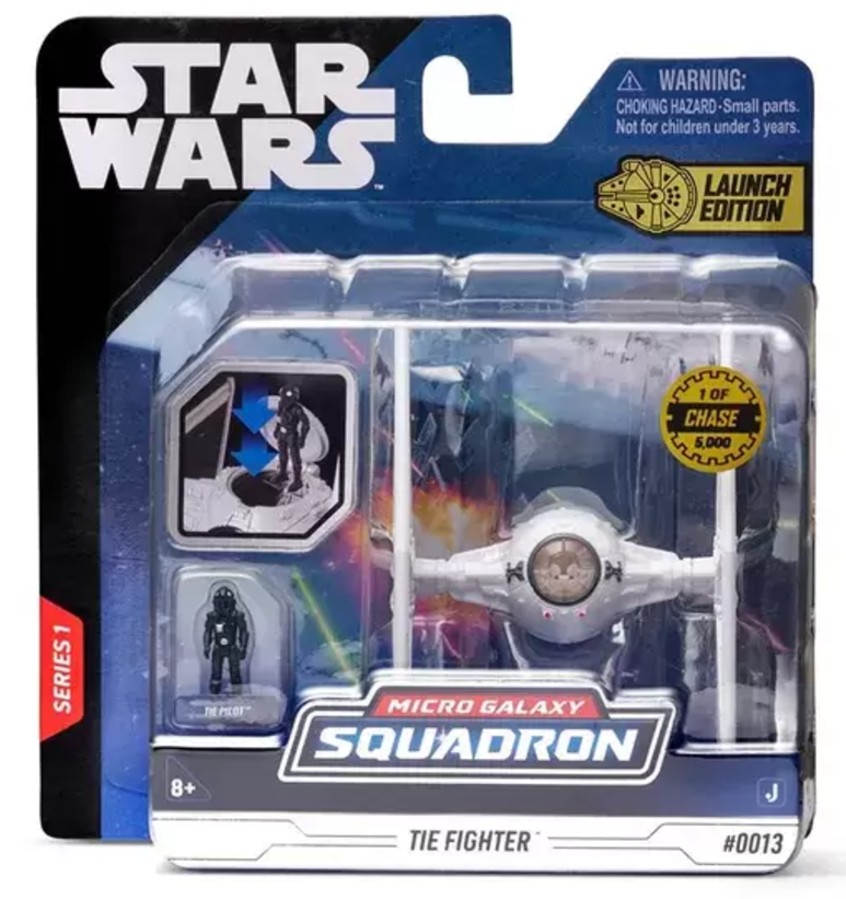 TIE Fighter (White) - Micro Galaxy Squadron Light Armor Class