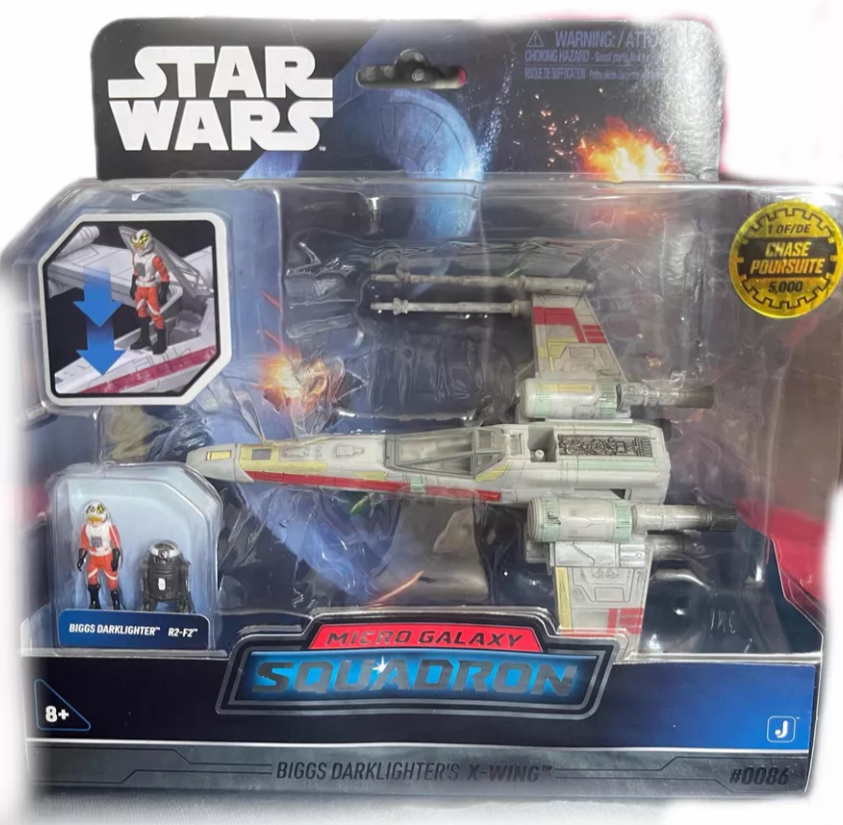 Biggs Darklighter's X-Wing Fighter - Micro Galaxy Squadron Starfighter ...