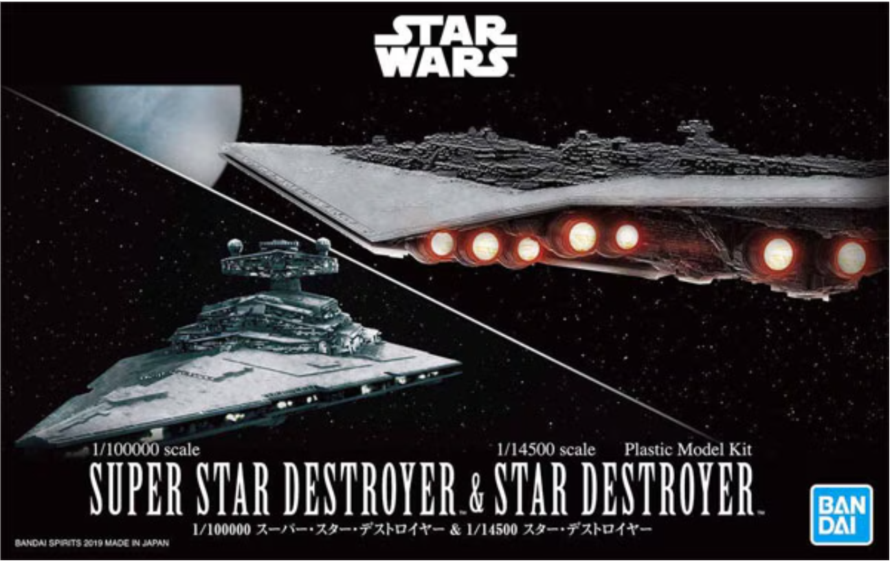 Super Star Destroyer and Star Destroyer - Star Wars Bandai Hobby ...