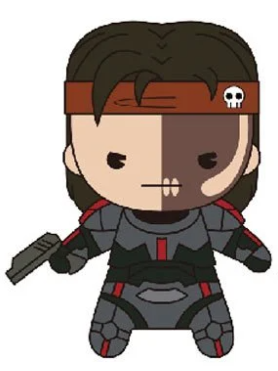 Hunter | The Bad Batch Series 1 - Star Wars Monogram 3D Foam Bag Clip