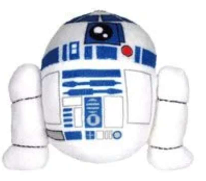 R2-D2 | Star Wars Series 1 - Star Wars Monogram Plush Bag Clip