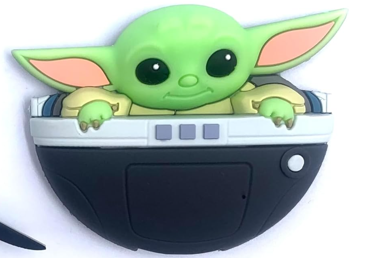 Grogu in Pram II - Star Wars Monogram 3D Foam Magnet