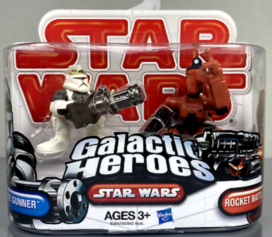 Clone Gunner & Rocket Battle Droid - Galactic Heroes (2005-2011) Two-Packs