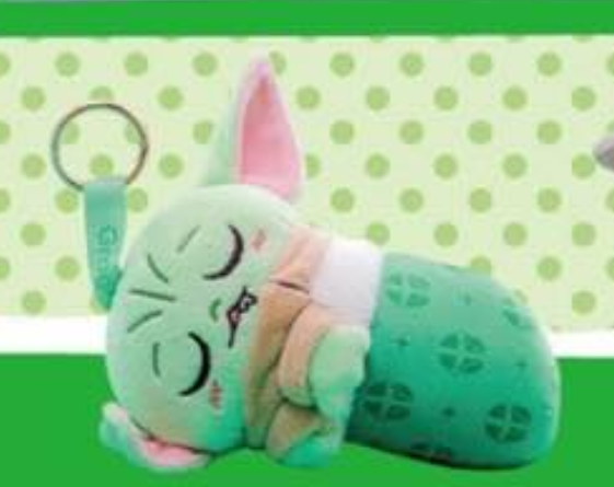 Grogu Sleeping - Star Wars Cosbaby Cosbi Plush Keychain , Celebration ...