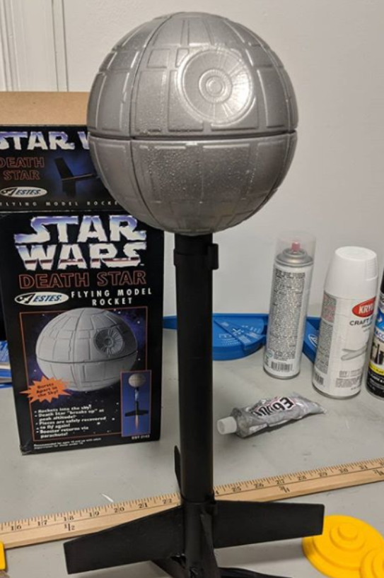 Death Star - Star Wars Estes (Renaissance) Flying Model Rocket