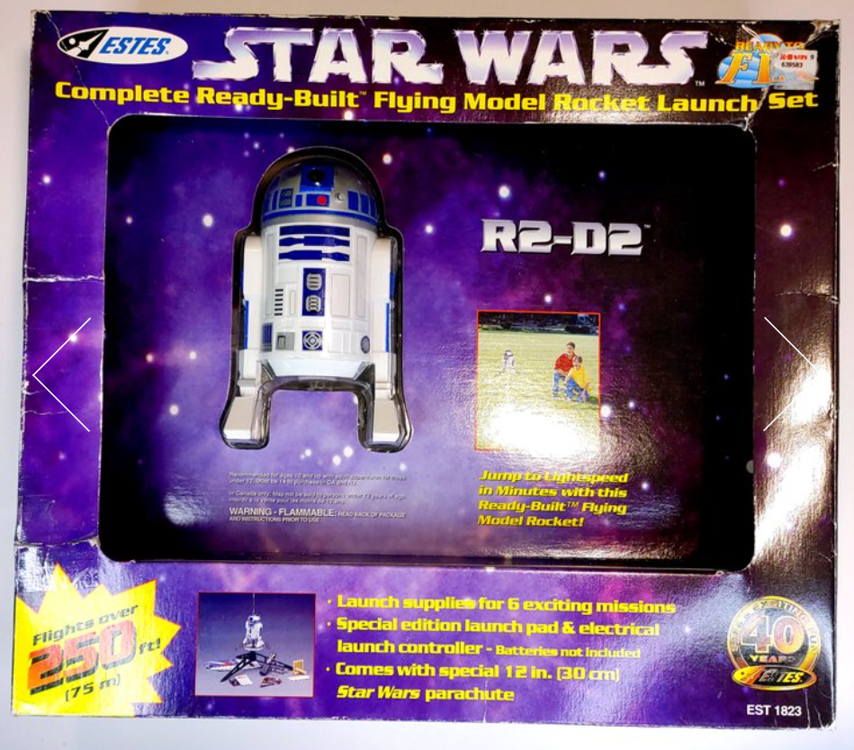 R2-D2 (1997) - Star Wars Estes Flying Rocket Launch Set