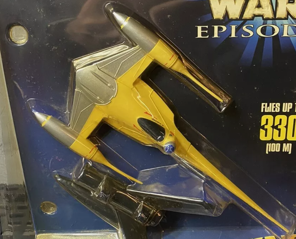 Naboo Fighter - Star Wars Estes (Episode I) Flying Action Model Rocket ...