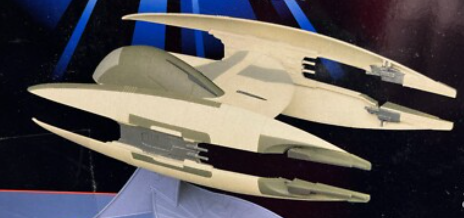 Trade Federation Droid Fighter - Star Wars Estes Flying Model Rocket