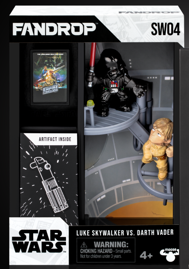 Luke Skywalker vs Darth Vader - Star Wars Moose Toys Fandrop SW04