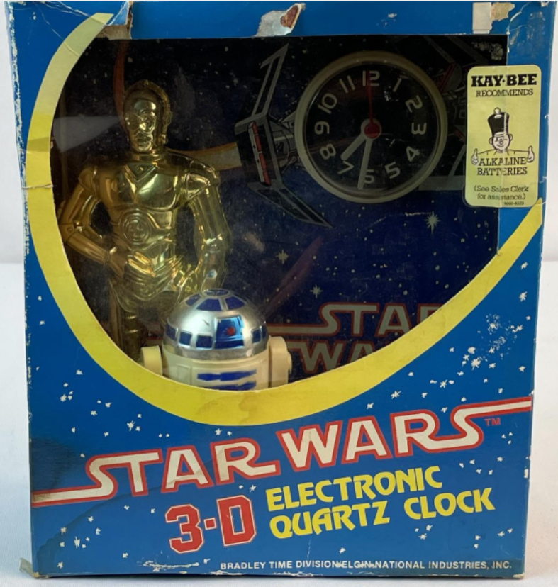 3D Electronic Quartz Clock - Star Wars Bradley Time Talking Alarm Clock