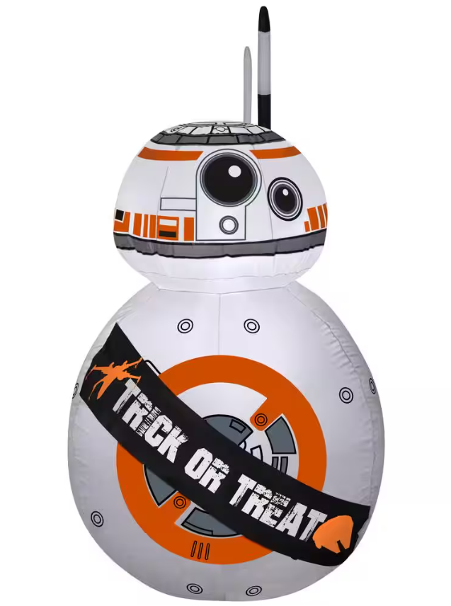 BB-8 (Trick or Treat) - Star Wars Gemmy Airblown Inflatable Yard Figures