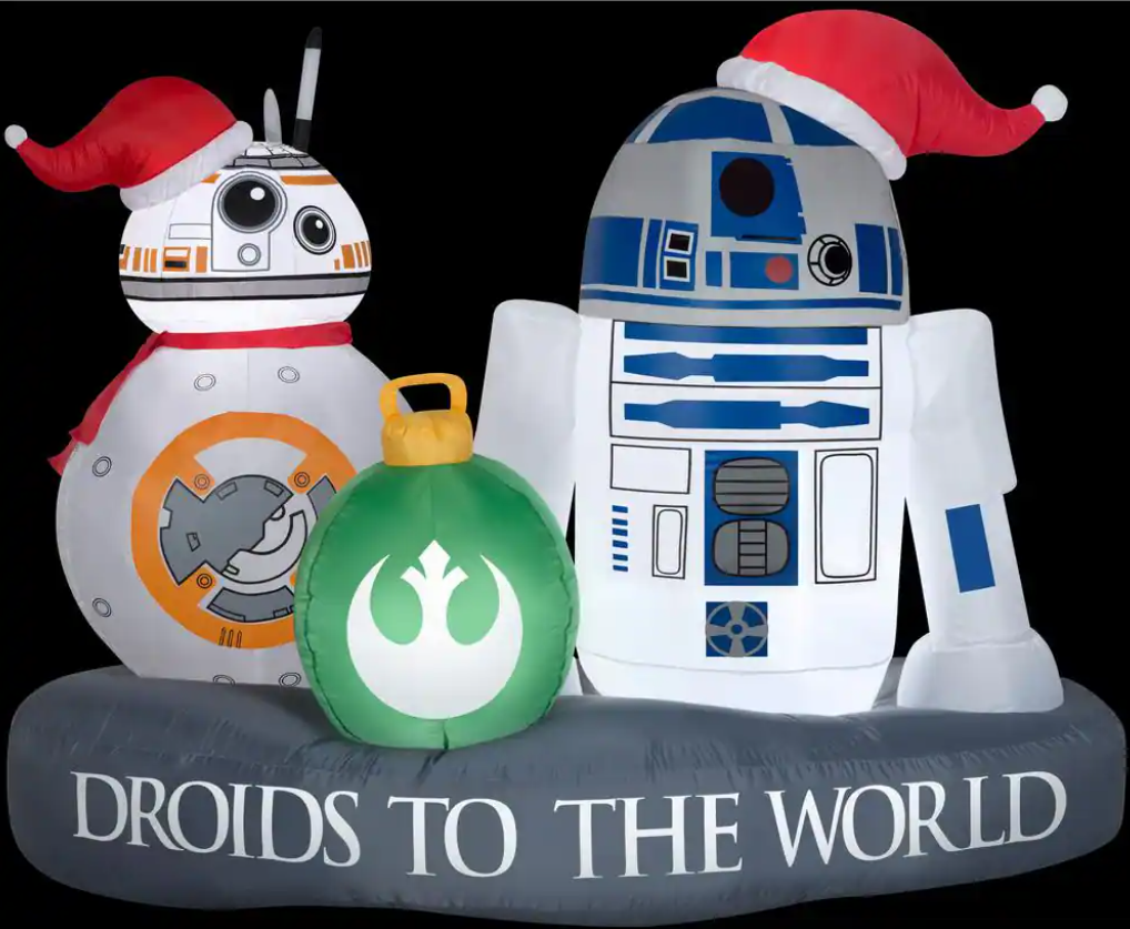 Droids to the World - Star Wars Gemmy Airblown Inflatable Yard Figures