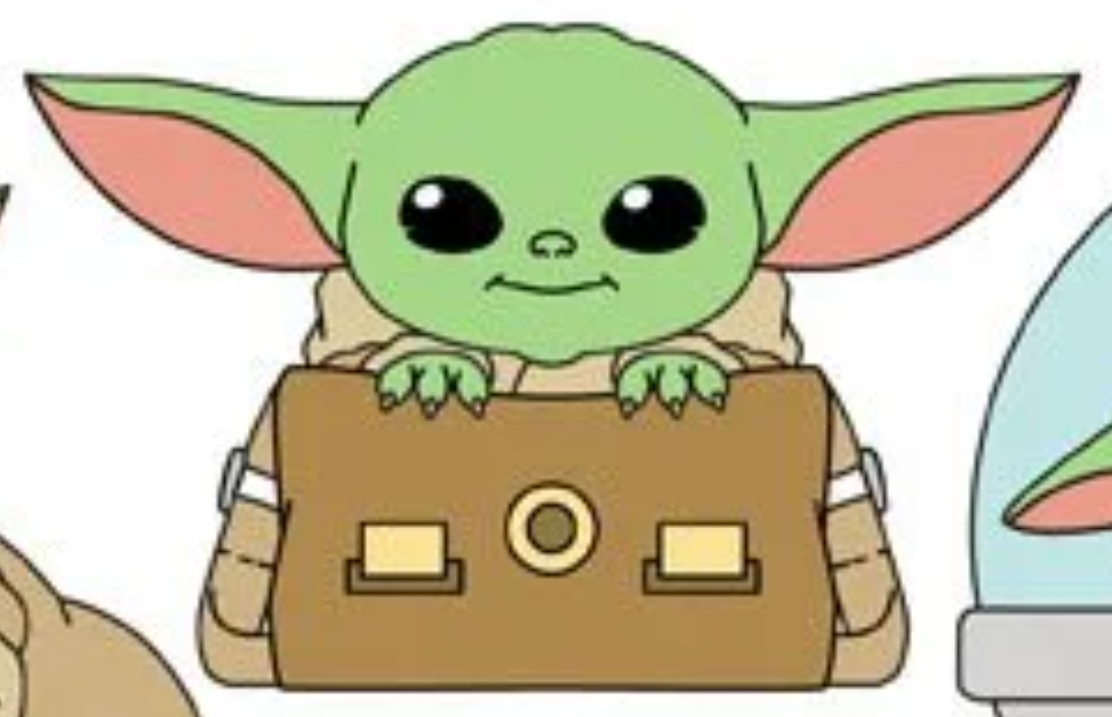 Grogu Inside Bag | The Mandalorian Series 4 - Star Wars Monogram 3D ...