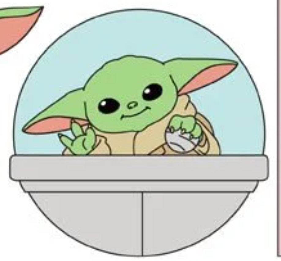 Grogu in N-1 | The Mandalorian Series 4 - Star Wars Monogram 3D Foam ...
