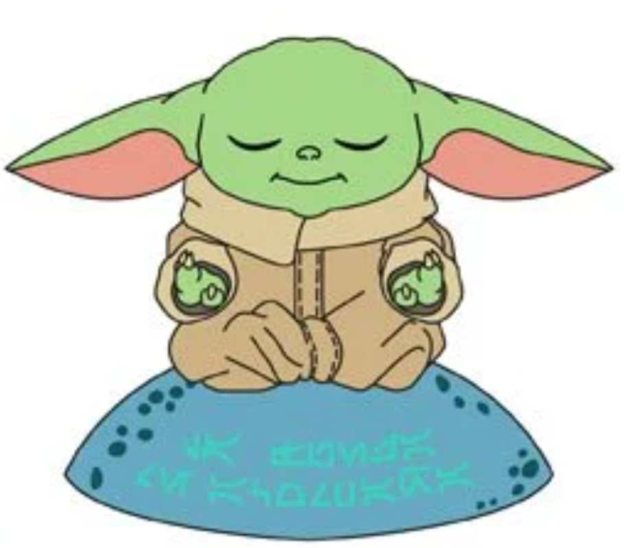 Grogu Meditating | The Mandalorian Series 4 - Star Wars Monogram 3D ...
