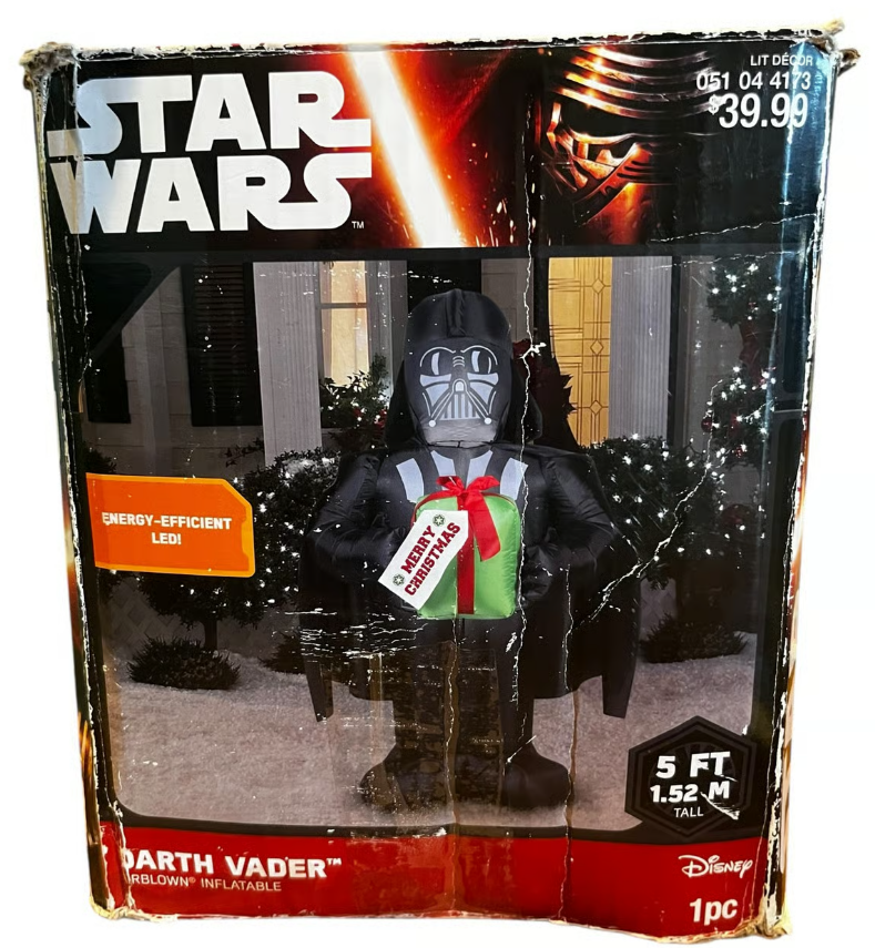 Darth Vader (Merry Christmas) - Star Wars Gemmy Airblown Inflatable ...