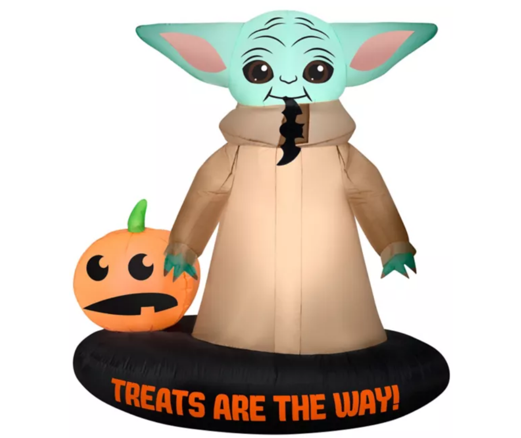Grogu (Treats are the Way) - Star Wars Gemmy Airblown Inflatable Yard ...