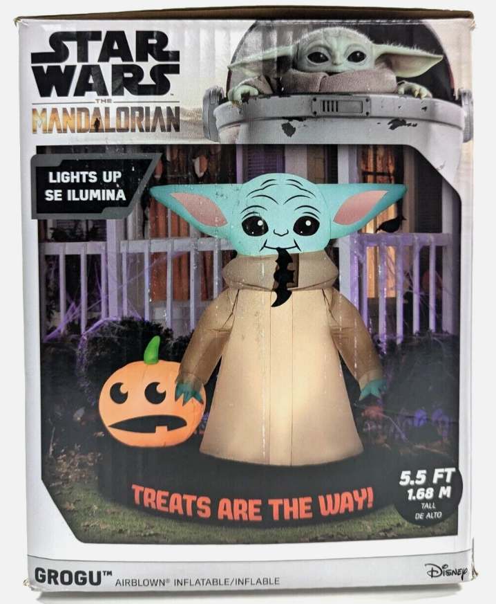 Grogu (Treats are the Way) - Star Wars Gemmy Airblown Inflatable Yard ...
