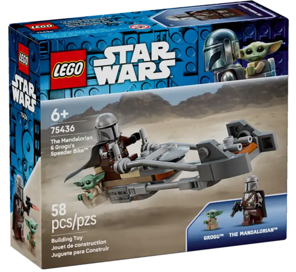 The Mandalorian | The Mandalorian and Grogu's Speeder Bike - Lego Star Wars (2026) Basic Sets 75436