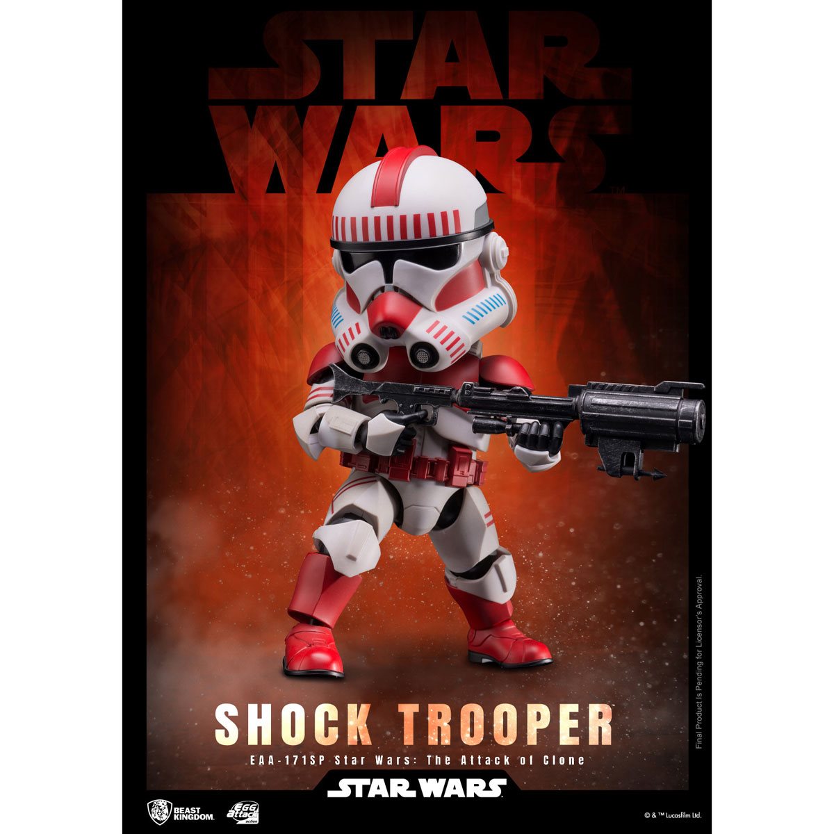 Shock Trooper - Star Wars Beast Kingdom Egg Attack Action EAA-031S