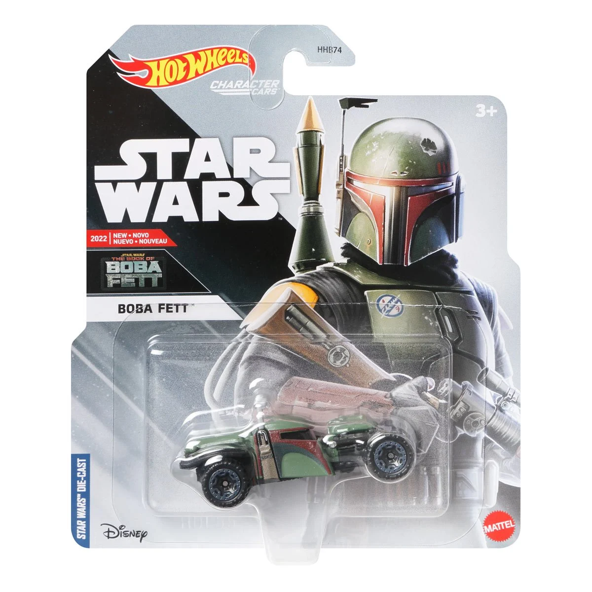 Boba Fett (Rearmored) - Star Wars Hot Wheels (BOBF) Character Cars