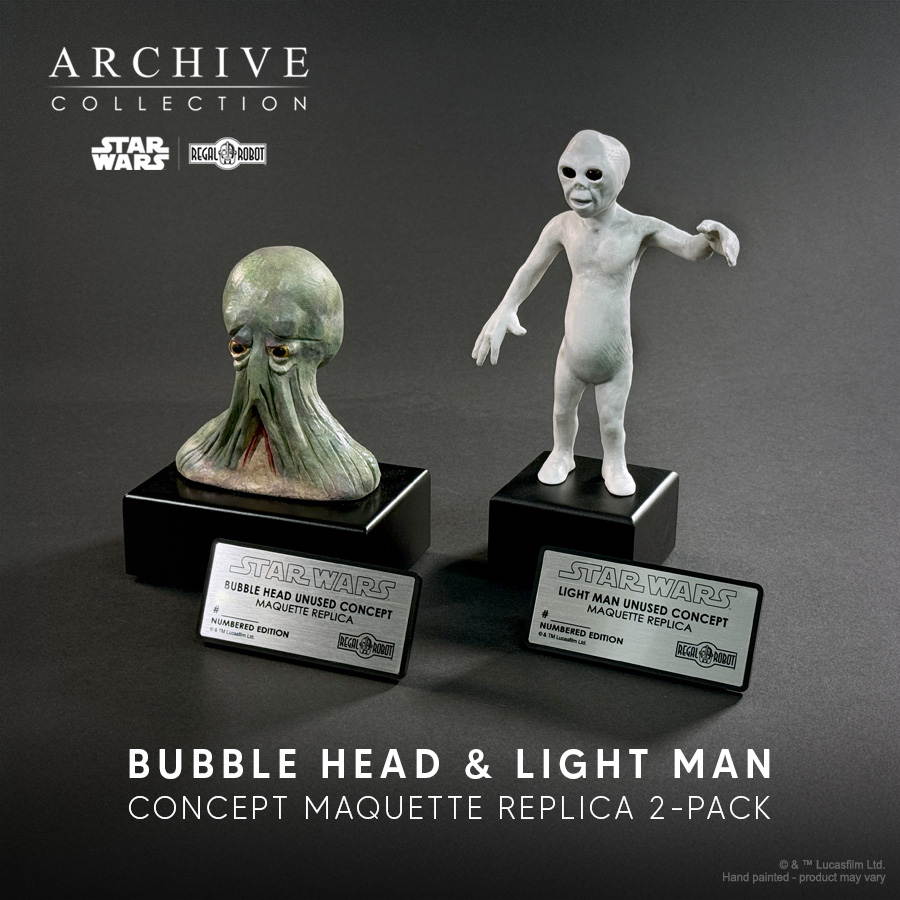 Bubble Head & Light Man - Star Wars Regal Robot (Archive Collection ...