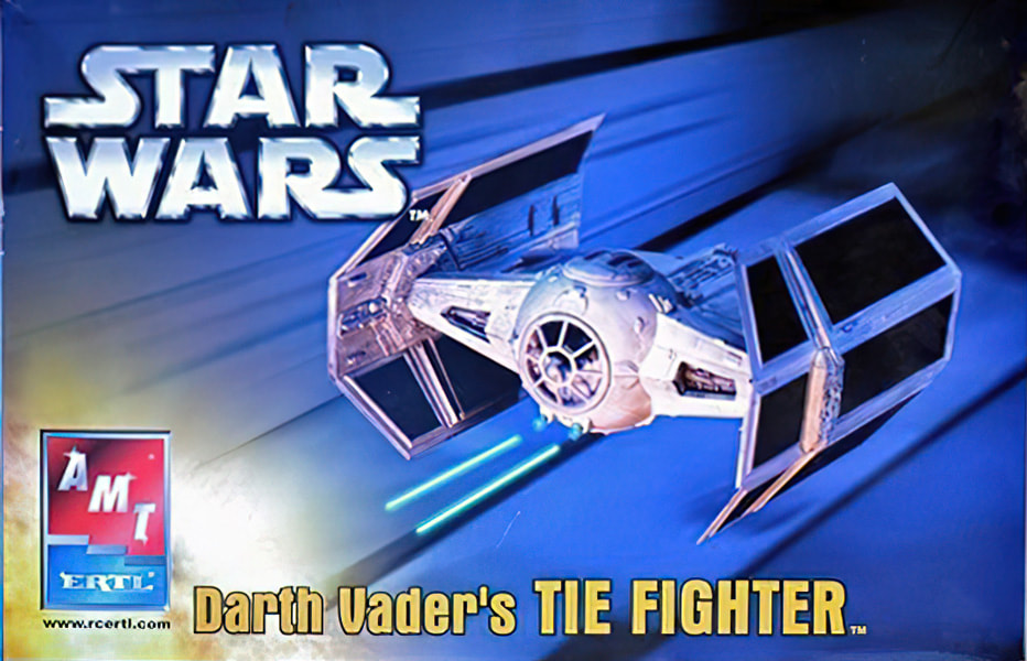 Darth Vader TIE Fighter - Star Wars MPC / ERTL Authentic Model Kit 1915