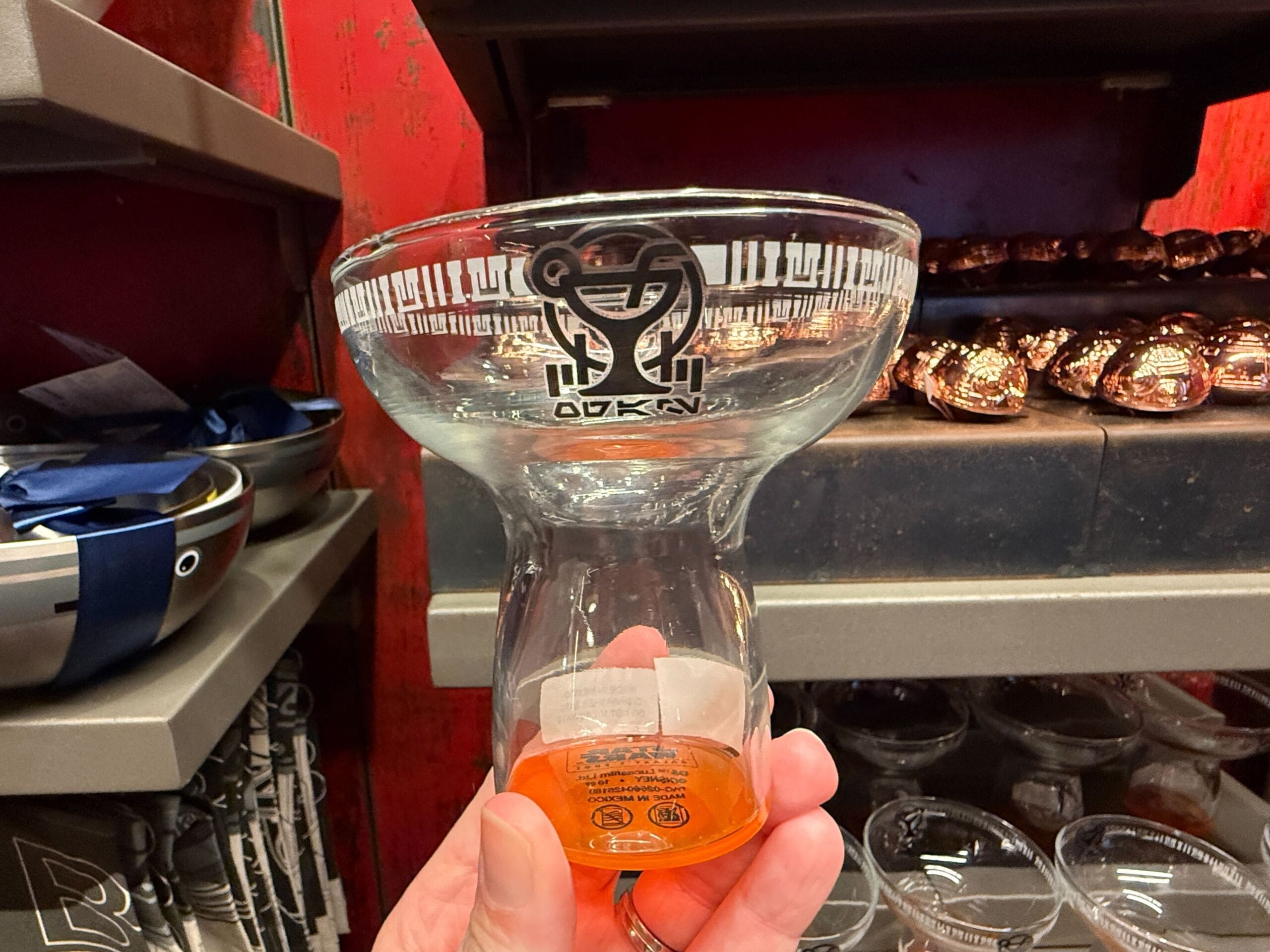 Curved Glass - Galaxy's Edge (Oga's Cantina) Glassware