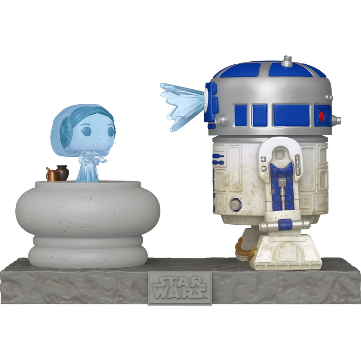R2-D2 (and Princess Leia Hologram) - Star Wars Funko (2025) Deluxe Pops 766