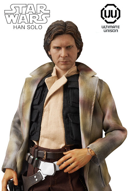 Han Solo (Ultimate Unison) - Star Wars Real Action Heroes Basic 12-inch ...