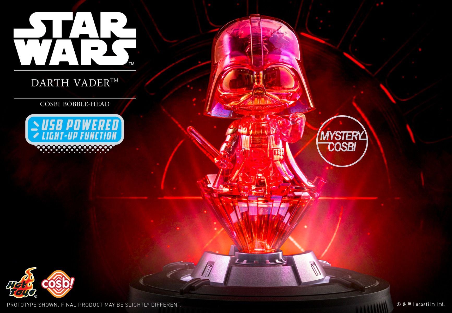 Darth Vader (Red) | Hologram Collection - Star Wars Cosbaby Cosbi Blind Box