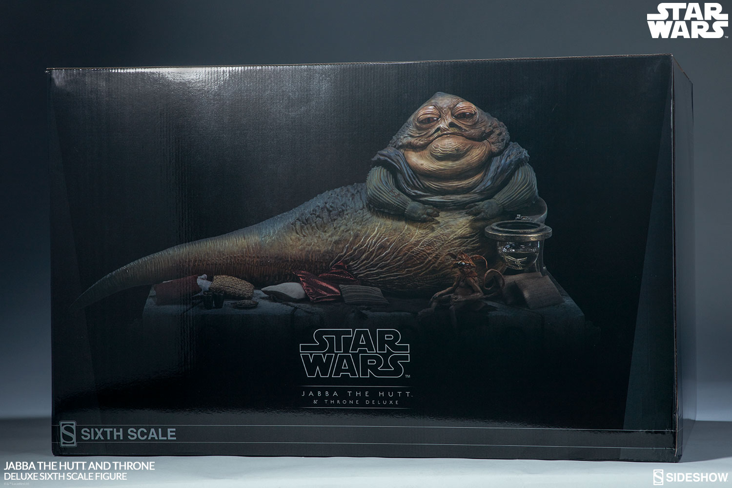 Jabba the Hutt and Throne - Sideshow Sixth Scale Deluxe 12-Inch Figures