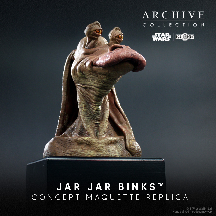 Jar Jar Binks - Star Wars Regal Robot (Archive Collection) Concept ...