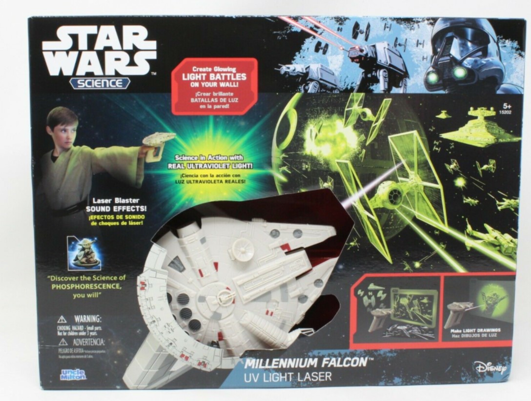Millennium Falcon UV Light Laser - Star Wars Science Projects