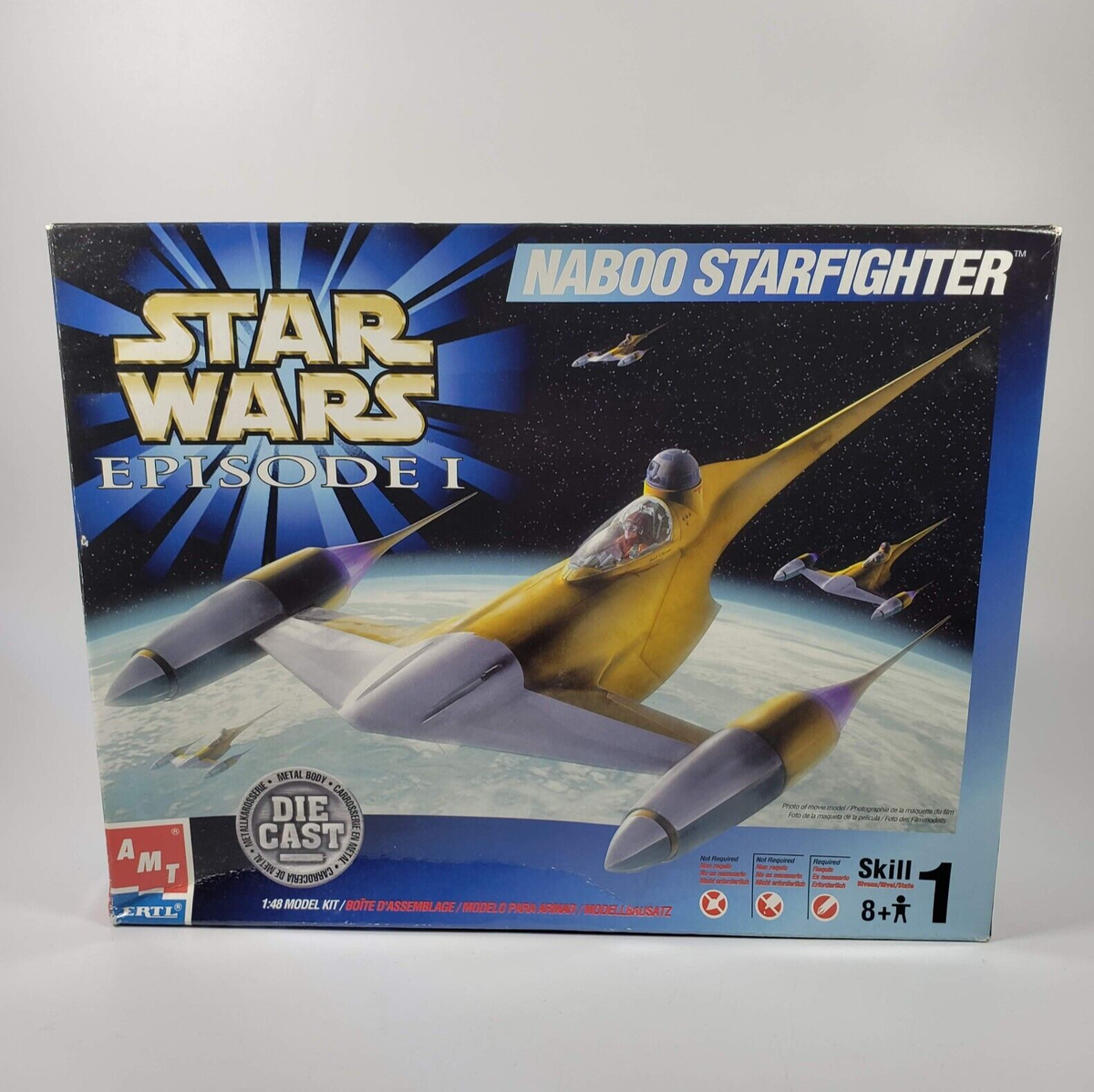 Naboo Starfighter - Star Wars AMT/ERTL (Prequel Era) Die-Cast Model Kit ...