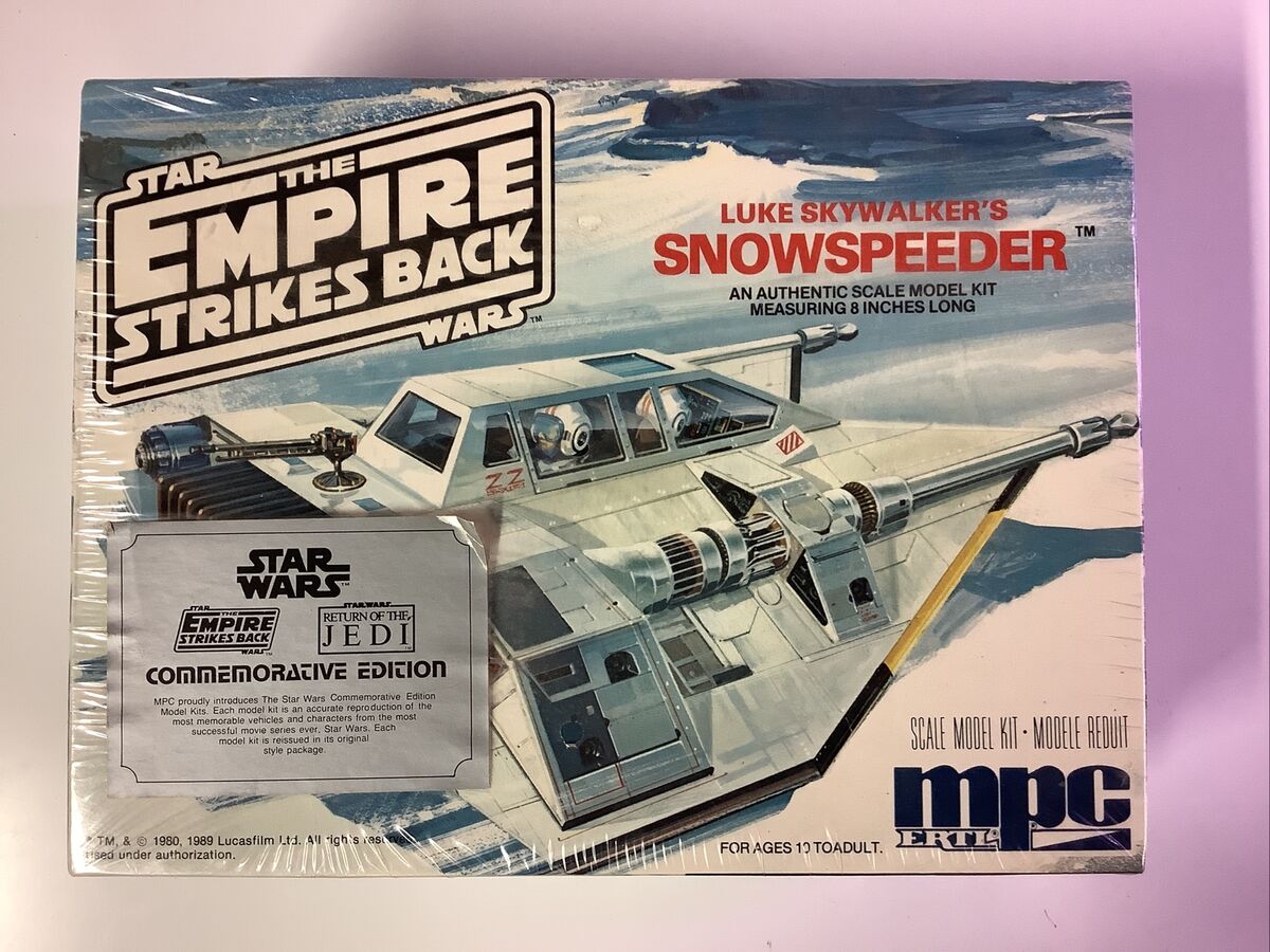 Luke Skywalker's Snowspeeder - Star Wars MPC / ERTL Authentic Model Kit ...