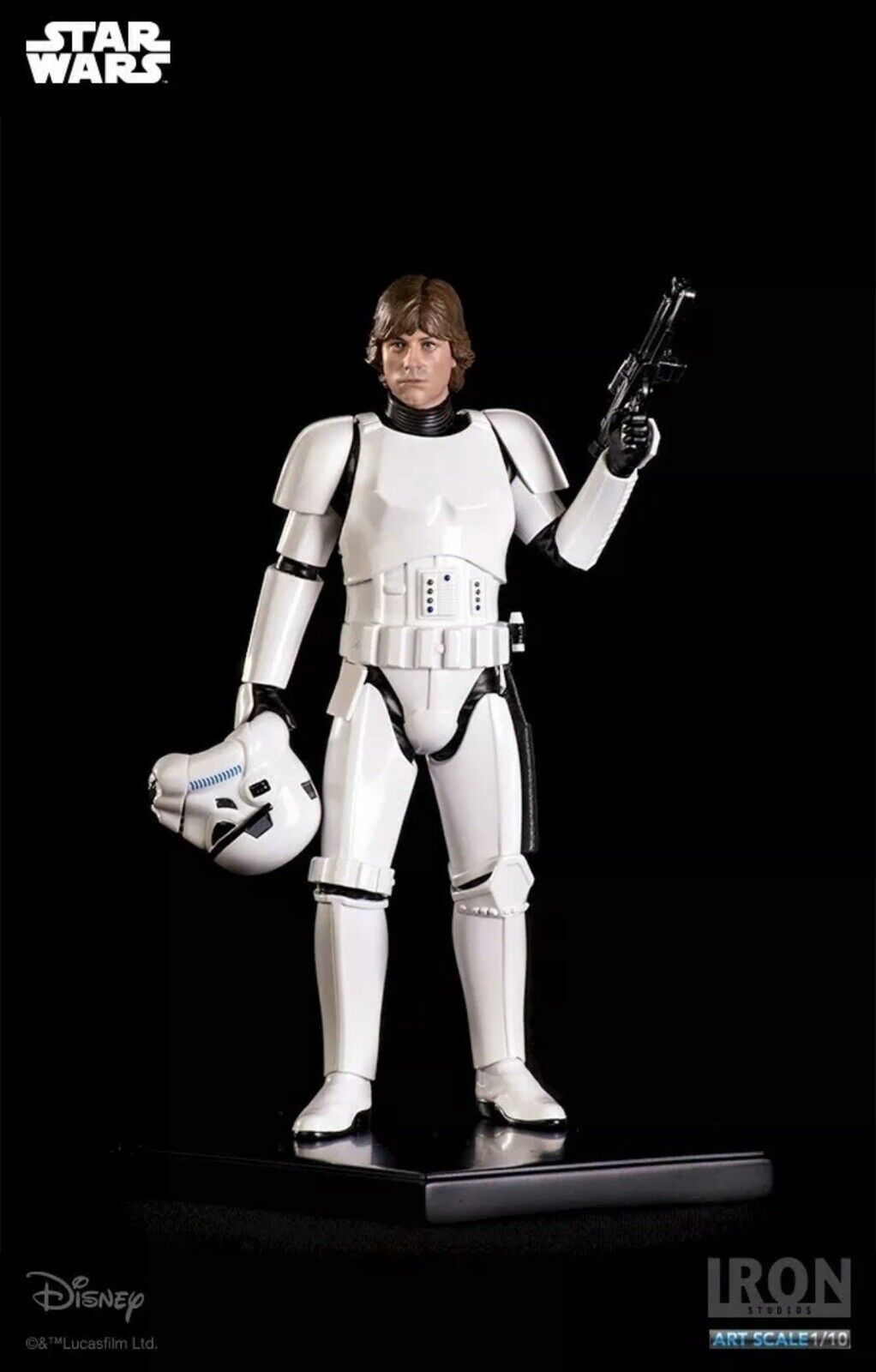 Luke Skywalker in Stormtrooper Disguise - Star Wars Iron Studios Art Scale