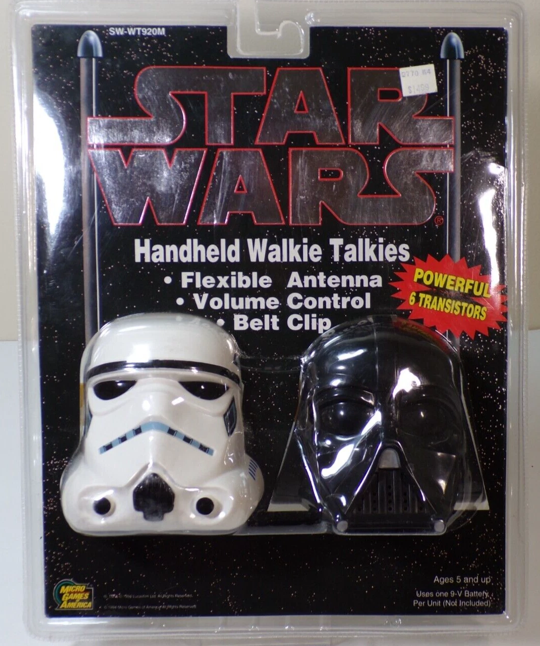 Stormtrooper & Darth Vader - Star Wars Micro Games of America Handheld ...