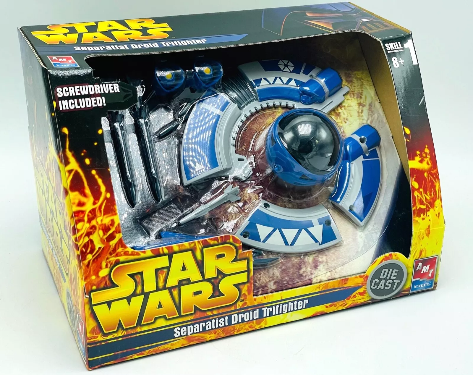 Separatist Droid Trifighter - Star Wars AMT/ERTL (Prequel Era) Die-Cast ...