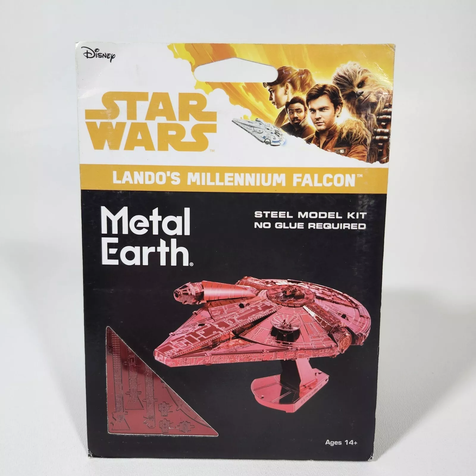 Lando's Millennium Falcon (Red) - Star Wars Metal Earth Steel Model Kit ...