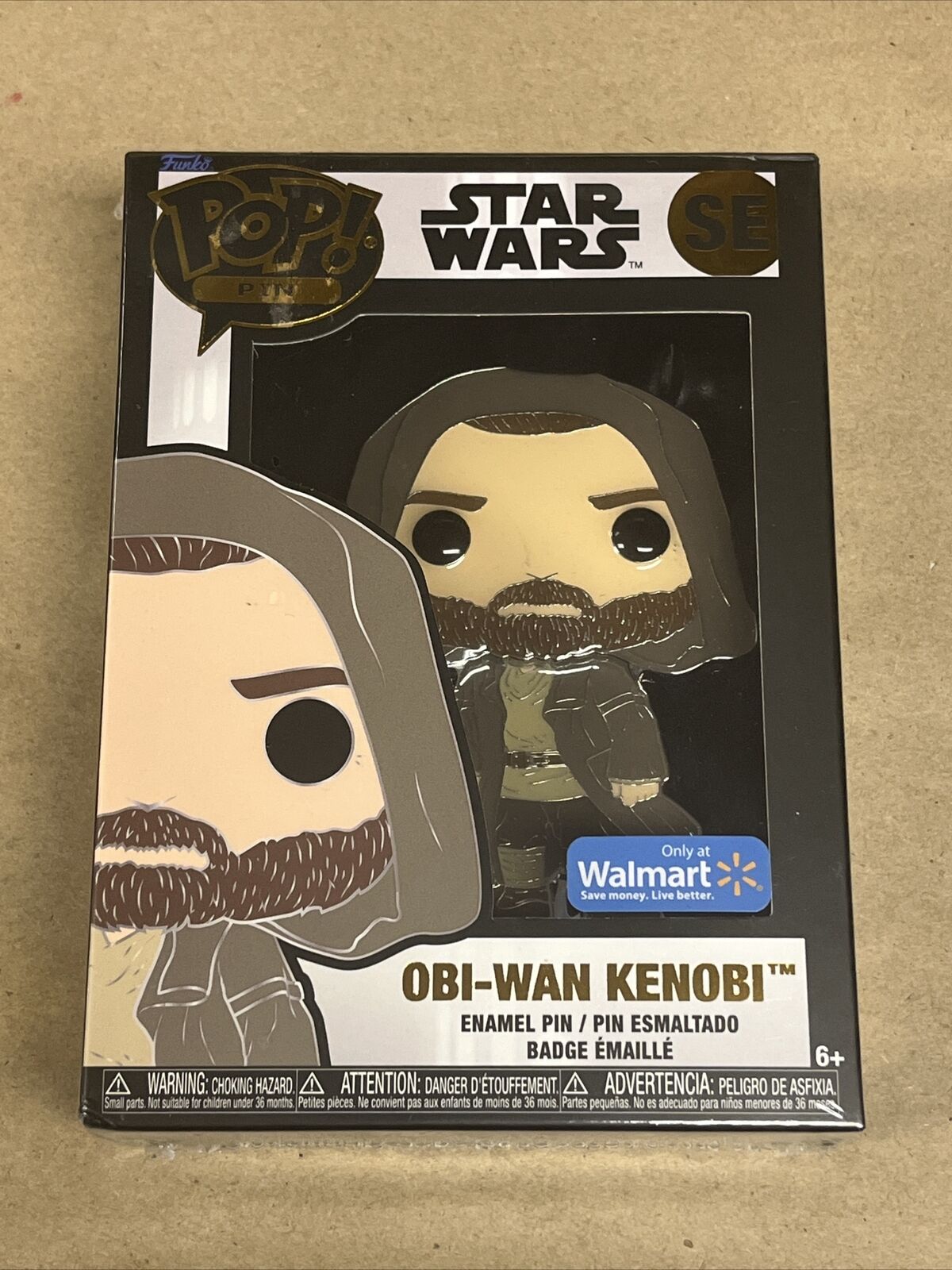 Obi-Wan Kenobi (Hooded) - Star Wars Funko (2022) Pop Pins , Walmart ...