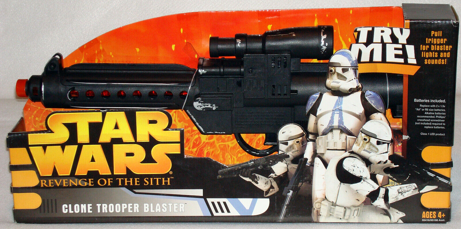 Clone Trooper Blaster - Revenge of the Sith Electronic Blaster