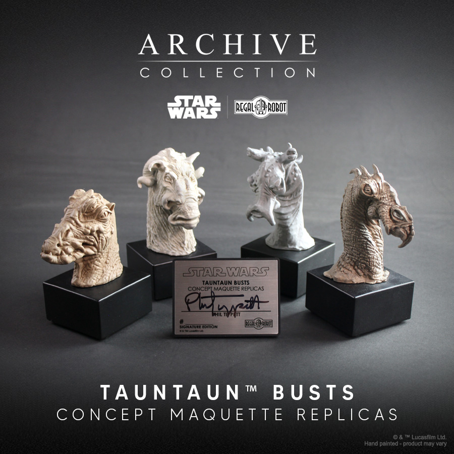 Tauntaun Busts - Star Wars Regal Robot (Archive Collection) Concept ...