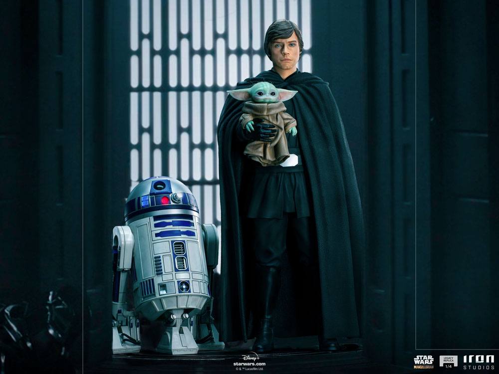 R2-D2 | Luke Skywalker, R2-D2, and Grogu - Star Wars Iron Studios ...